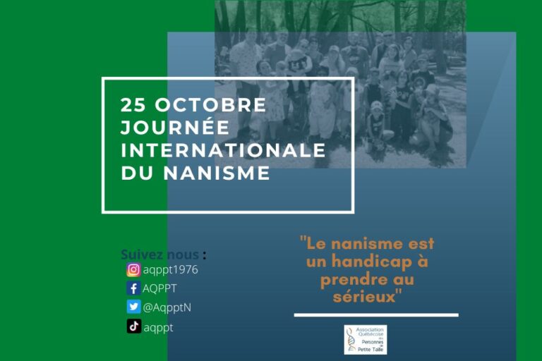 Journée Internationale du Nanisme | AQPPT